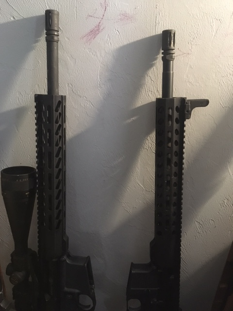 Give me some handguard ideas for a 16" middy > Rifles, Uppers, Lowers ...